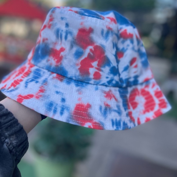 Accessories | Labor Day Red White And Blue Tyedye Bucket Hat | Poshmark